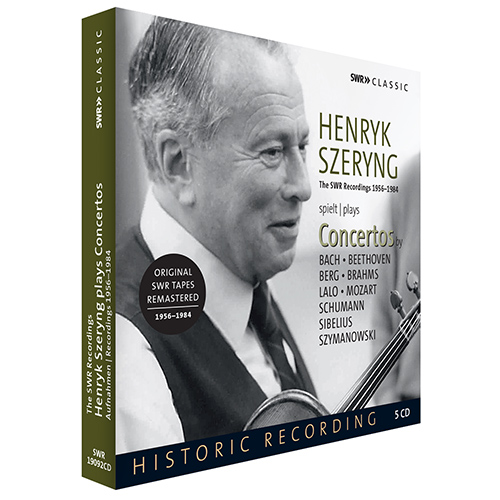 SZERYNG, Henryk: Violin Concerto Recordings on SWR.. - SWR19092CD ...
